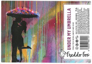 Drink Label: Under My Umbrella (Cerveza Freddo Fox, SpainCol:ES-BEER-004296