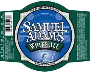 Drink Label: Samuel Adams White Ale (Boston Beer Co., United States of ...