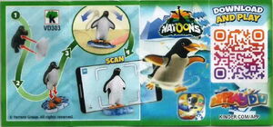 Meal Toy: Penguin (Kinder Surprise, Europe(Kinder - Natoons 23/24) Col ...