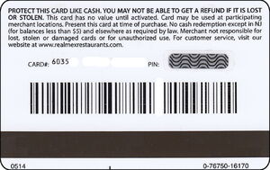 Gift Card: Taurus (Restaurants, United States of America(El Torito) Col ...