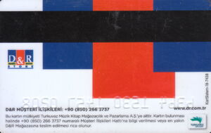 Functional Card: D & R - Store Card (Shops - Books, Türkiye (Turkey)(D ...