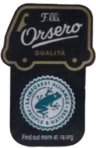 Fruit Sticker: F.lli Orsero Qualita (ItalyCol:IT-FR-01479