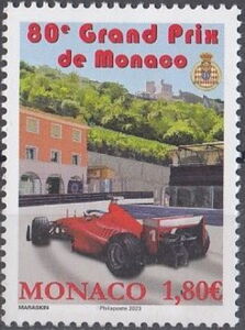 Stamp: 80th Monaco Grand Prix (MonacoMi:MC 3634,Sn:MC 3137,Yt:MC 3379