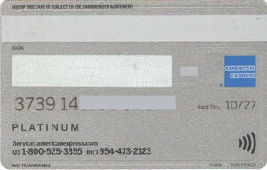 Bank Card: American Express Platinum 06-22 (American Express, United ...