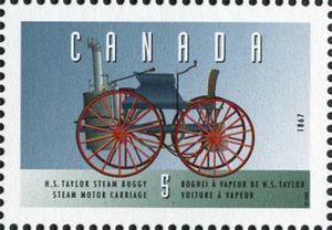Stamp: Henry Seth Taylor, Steam Buggy, 1867 (Canada(Historic ...