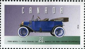 Stamp: Ford Model T, 1914, Open Touring Car (Canada(Historic ...