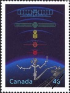 Stamp: Canada in Space (Canada) (The Millennium Collection (4th series ...