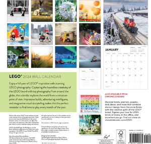 Lego Set: LEGO 2024 Wall Calendar (Books(Calendars) Leg:5008151-1