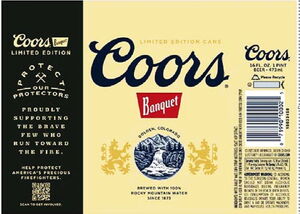 Drink Label: Coors Banquet Protect Our Protectors (Coors Brewing Co ...