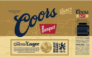 Drink Label: Coors Banquet Legacy Select Brand (Coors Brewing Co ...