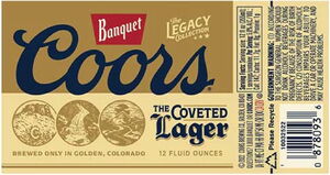 Drink Label: Coors Banquet Legacy Collection Coveted Lager (Coors ...