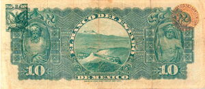 Banknote: 10 Pesos (Mexico(Specialized Issue "El Banco del Estado de ...