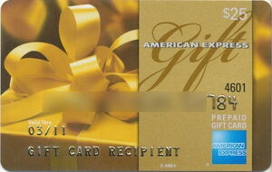 Gift Card: Gift (American Express, United States of America(Gift) Col ...