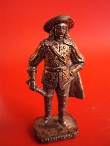 Meal Toy: Moschettiere-4- / copper (Kinder Surprise, France(Kinder ...