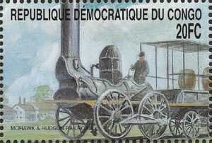 Stamp: Mohawk & Hudson Railroad (Congo, Democratic Republic (Kinshasa ...