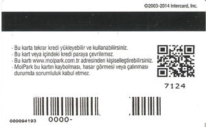 Functional Card: Moi Fun Card (Games Centers, Amusement Parks, Türkiye ...