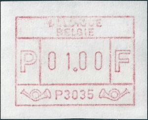 Stamp: With identification number - Arlon 1 - P3035 - Type I (Belgium ...