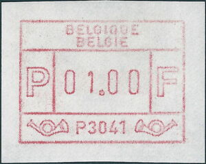 Stamp: With identification number - Herstal 1 - P3041 - Type I (Belgium ...