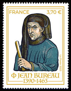 Stamp: Jean Bureau, Commander of French Forces (France(Great Moments in ...