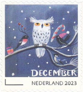 Stamp: December Stamps 2023 (Netherlands(December Stamps 2023) Mi:NL ...