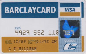 Bank Card: Barclaycard (Barclays Bank, United Kingdom of Great Britain ...