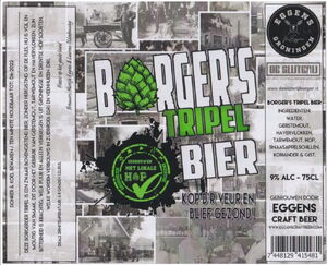 Drink Label: Borgers Tripel (Eggens Craft Beer, NetherlandsCol:NL-BEER ...
