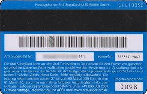 Gift Card: Aral Super Card (Aral, Germany, Federal Republic(Football ...