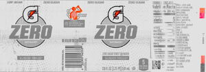 Drink Label: Gatorade Zero Glacier Freeze (Gatorade Co., United States ...
