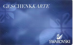 Geschenkkarte: Blue card (Swarovski, Schweiz(Swarovski) Col:CH-Swarov-005