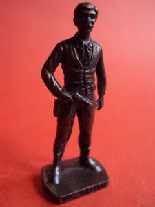 Meal Toy: Doc Holliday (Kinder Surprise, Italy(Kinder - Famous Cowboys ...
