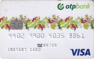Bank Card: VISA Classic (Otp Bank, UkraineCol:UA-VI-0963