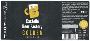 Drink Label: Castelló Beer Factory Golden (Castelló Beer S.L., SpainCol ...