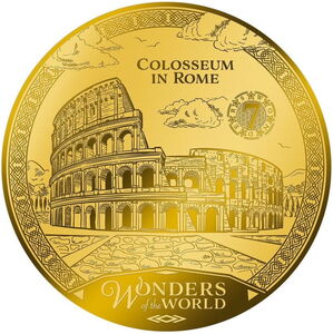 Coin: 10 Dollars (New Seven Wonders of the World 2024 - Colosseum ...
