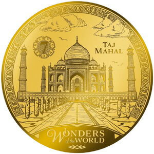 Coin: 10 Dollars (New Seven Wonders of the World 2024 - Taj Mahal ...