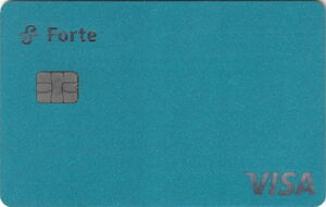 Bank Card: Forte Blue VISA (ForteBank, KazakhstanCol:KZ-VI-0127