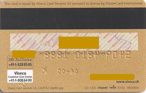 Tarjeta de Banco: Viseca Card Services (Viseca Card Services, SuizaCol ...