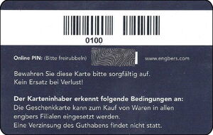 Gift Card: Geschenkkarte (Engbers, Germany, Federal Republic ...