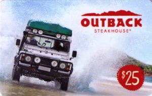 Gift Card: Outback $25 (Outback Steakhouse, United States of America ...