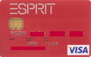 Bank Card: Standard Chartered Visa ESPRIT (Standard Chartered Bank ...