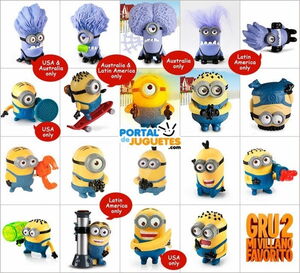 Meal Toy: Purple Minion sorbet (Fast Food Toys, Peru(Gru 2 My Favorite ...