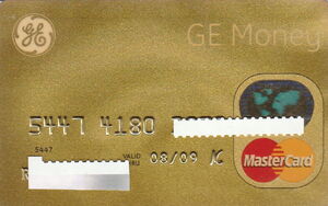 Bank Card: GE Money (PT GE Finance Indonesia, IndonesiaCol:ID-MC-0104.03