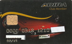 Bank Card: Adira Club Member (Adira Finance, IndonesiaCol:ID-GM-0195