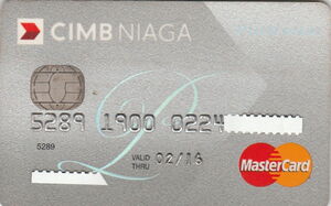 Bank Card: Cimb Niaga (CIMB Niaga (Indonesia), IndonesiaCol:ID-MC-0145
