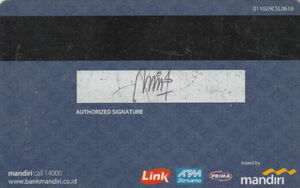 Bank Card: Mandiri (Bank Mandiri, IndonesiaCol:ID-GM-0119.03