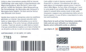 기프트카드: Klubschule Migros / Ecole Club Migros (Migros, 스위스(Cash Card ...