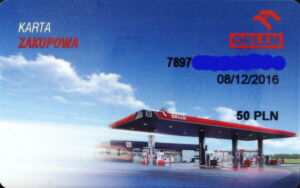 Gift Card: Orlen - Karta Zakupowa (Orlen, Poland(Orlen) Col:PL-ORLEN-003