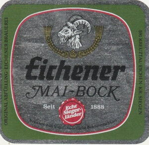 Drink Label: Eichener Mai-Bock (Gebr. Schweisfurth, Eichen, Germany, Federal RepublicCol:DE-BEER ...