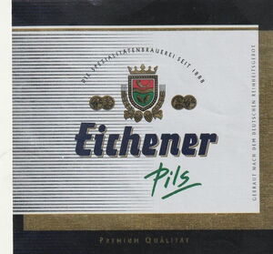 Drink Label: Eichener Pils (Gebr. Schweisfurth, Eichen, Germany ...