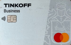 Bank Card: TINKOFF Business (Tinkoff Credit Systems, RussiaCol:RU-MC ...