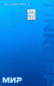 Bank Card: TINKOFF All Airlines MIR (Tinkoff Credit Systems, RussiaCol ...